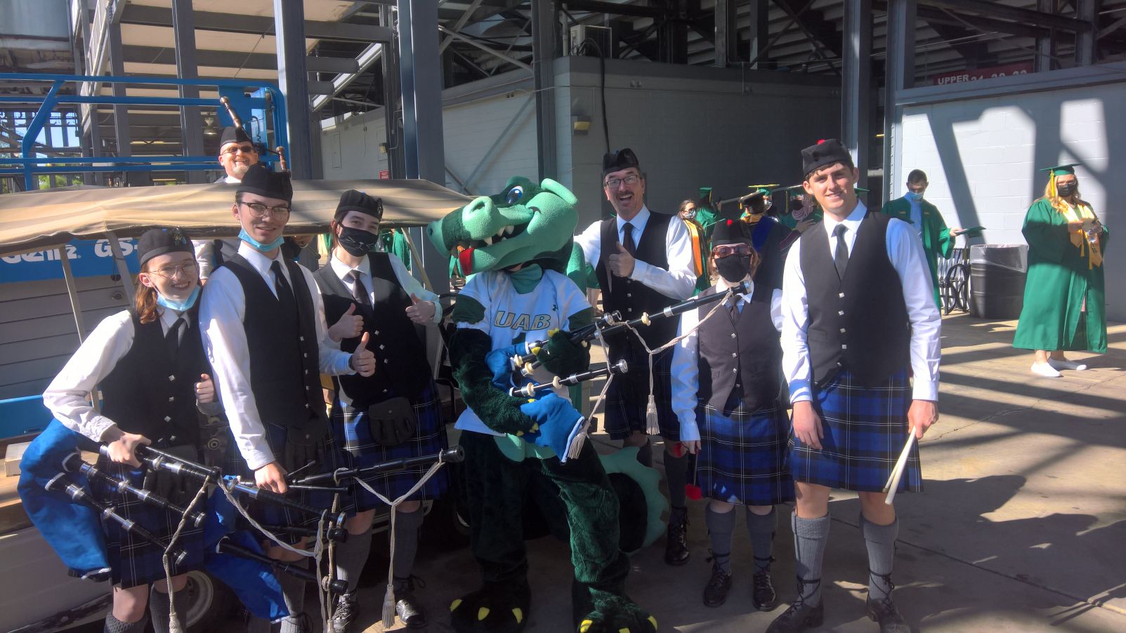 2021 UAB Spring Graduation – Hub City Highlanders